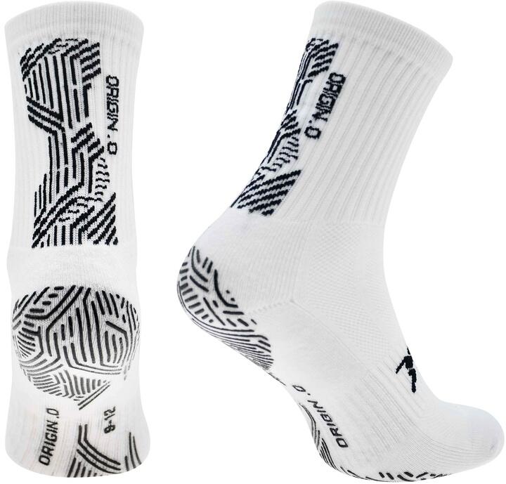 Precision Origin.0 Grip Socks - White - Total Football Direct