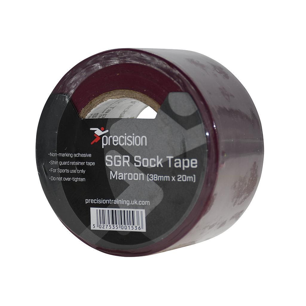 Precision SGR Tape 38mm - Maroon (Pack of 5) - Total Football Direct