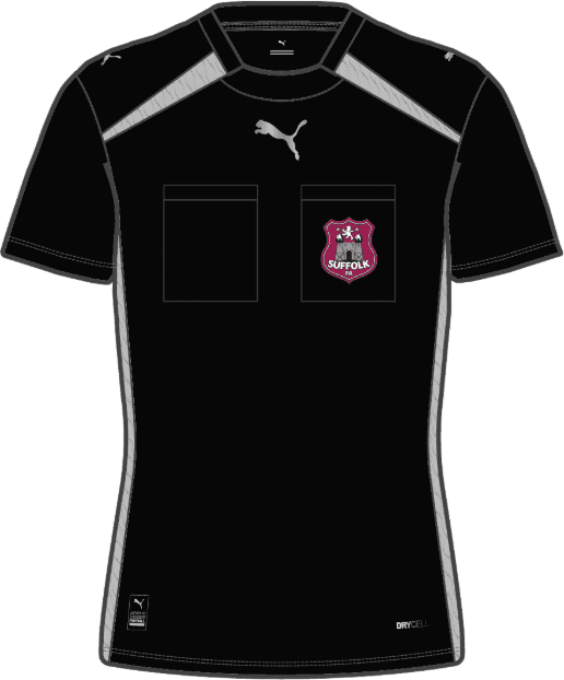 Suffolk FA 2025/26 Puma Women's Match Official Jersey - Black - Total ...