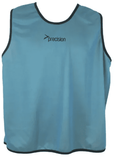 Precision Mesh Training Bibs - Sky - Total Football Direct