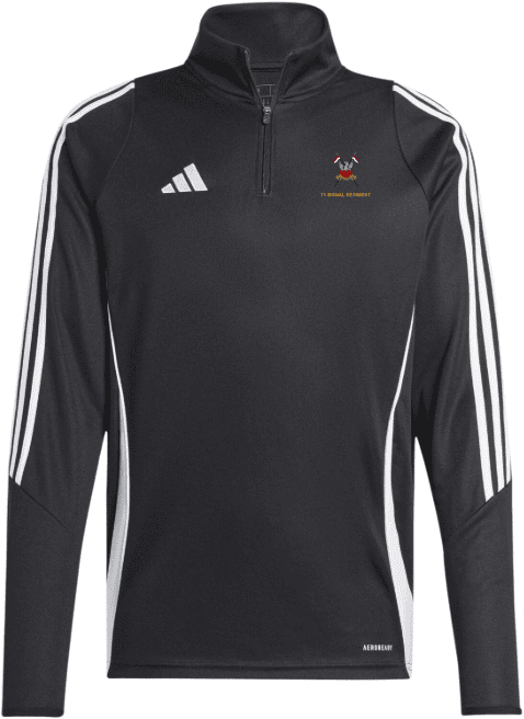 71 Signal Regiment Black 1/4 Training Top - Total Football Direct