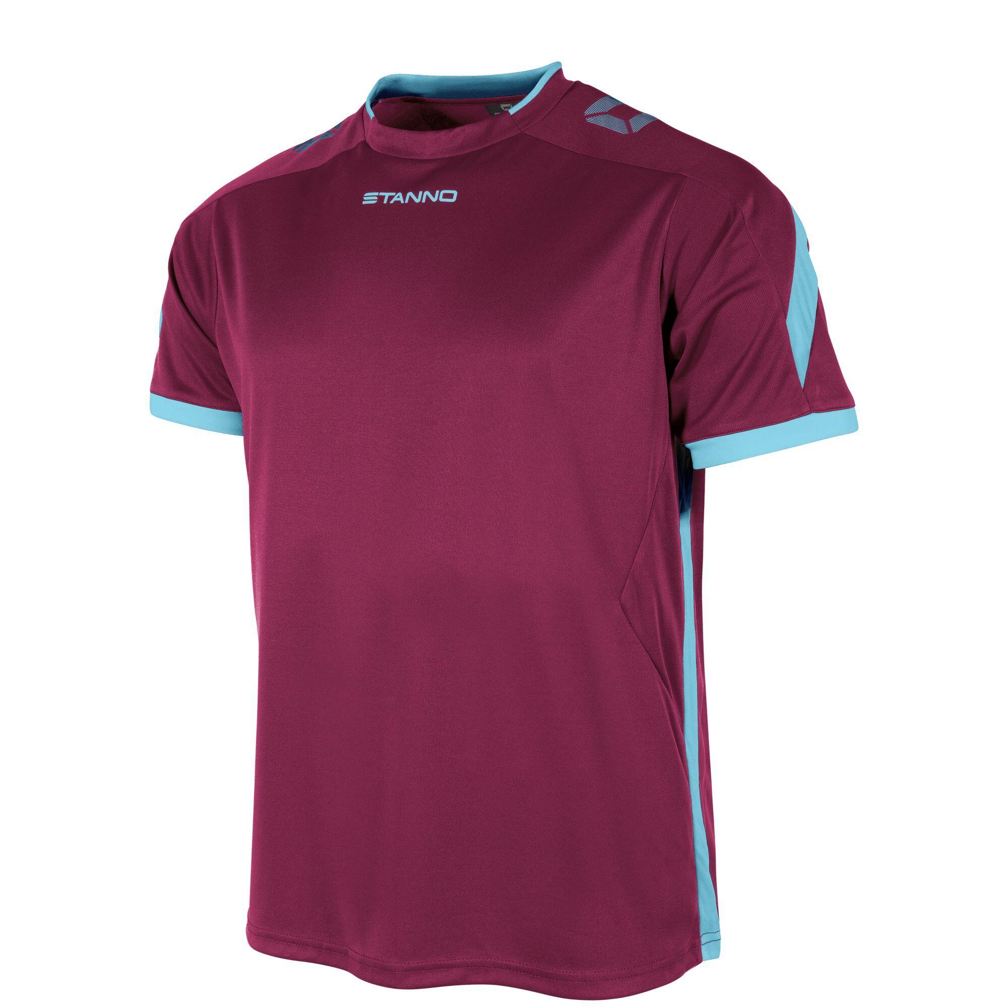 Stanno Drive Shirt Maroon / Sky Blue - Total Football Direct