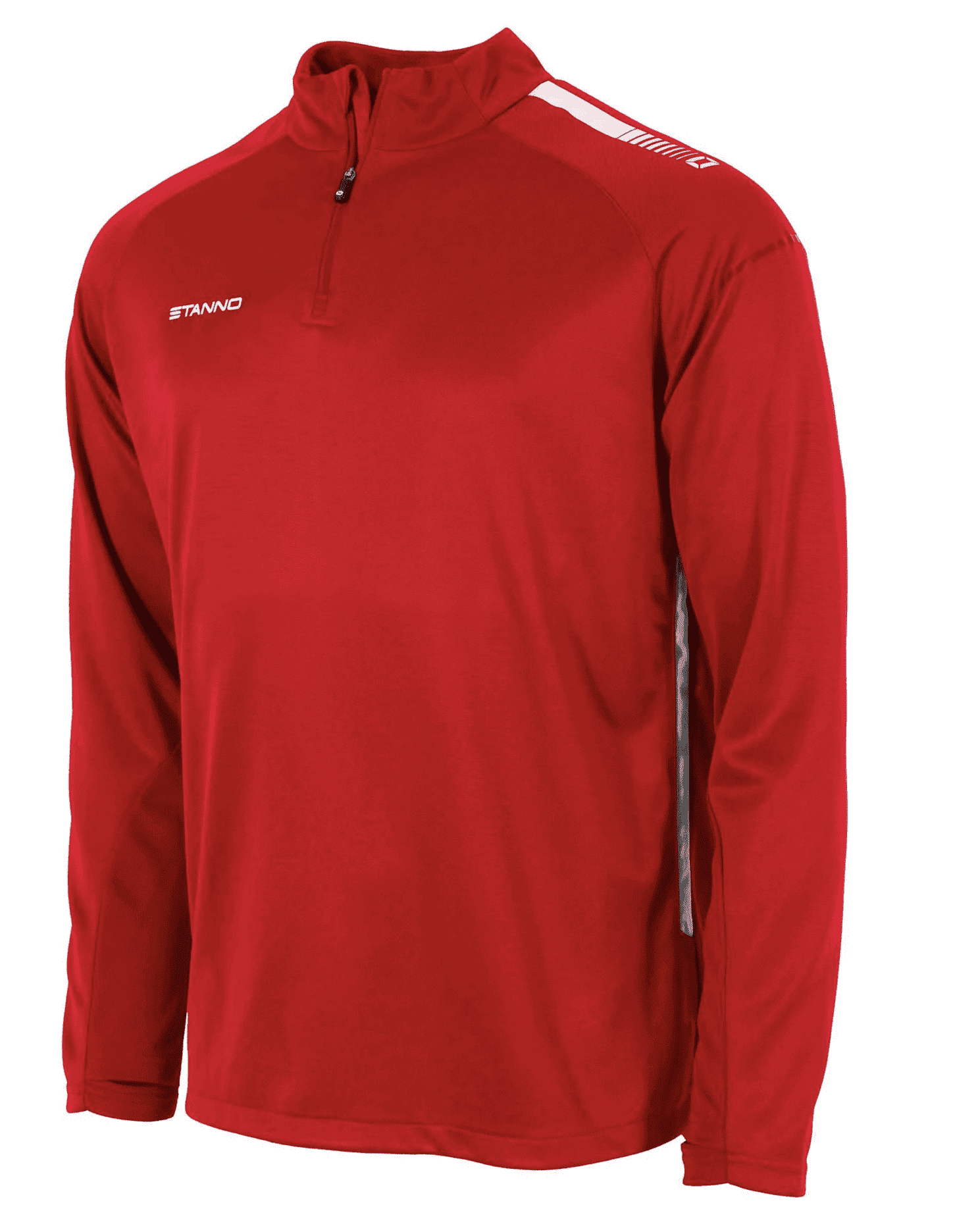 Stanno First Quarter Zip Top - Red / White - Total Football Direct