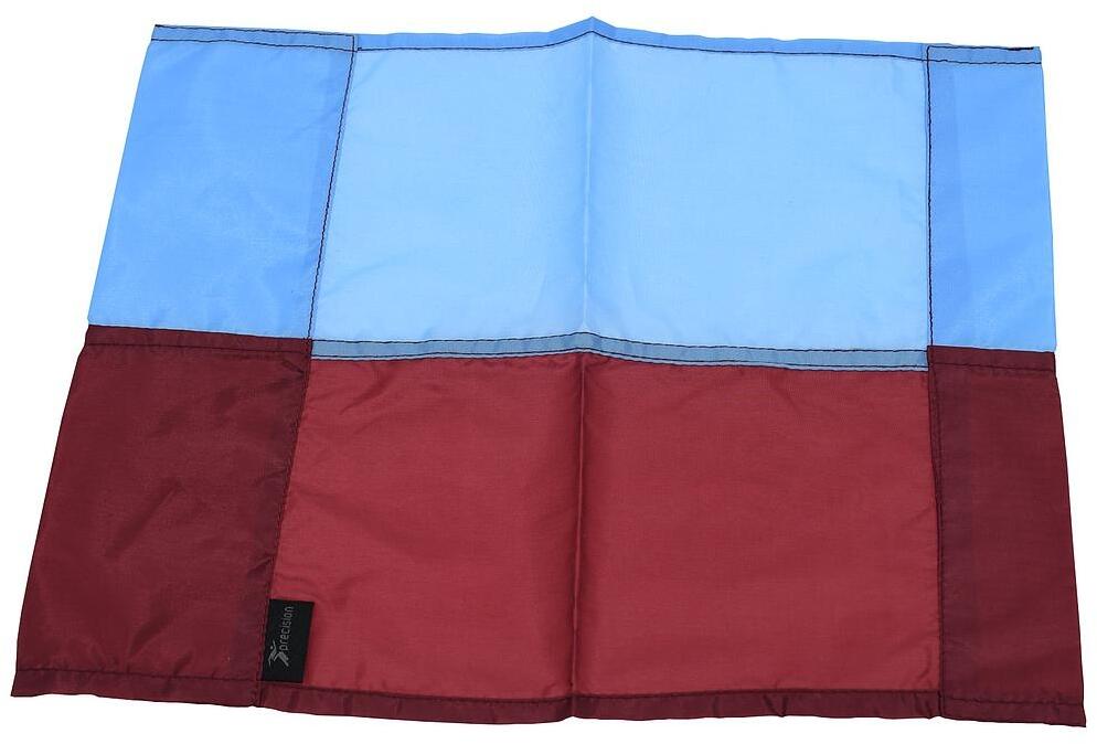 Precision Corner Flag - Maroon/ Sky - Total Football Direct