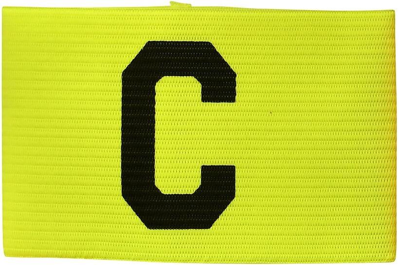 Precision Big C Captain's Armband Junior - Fluo Yellow - Total Football ...