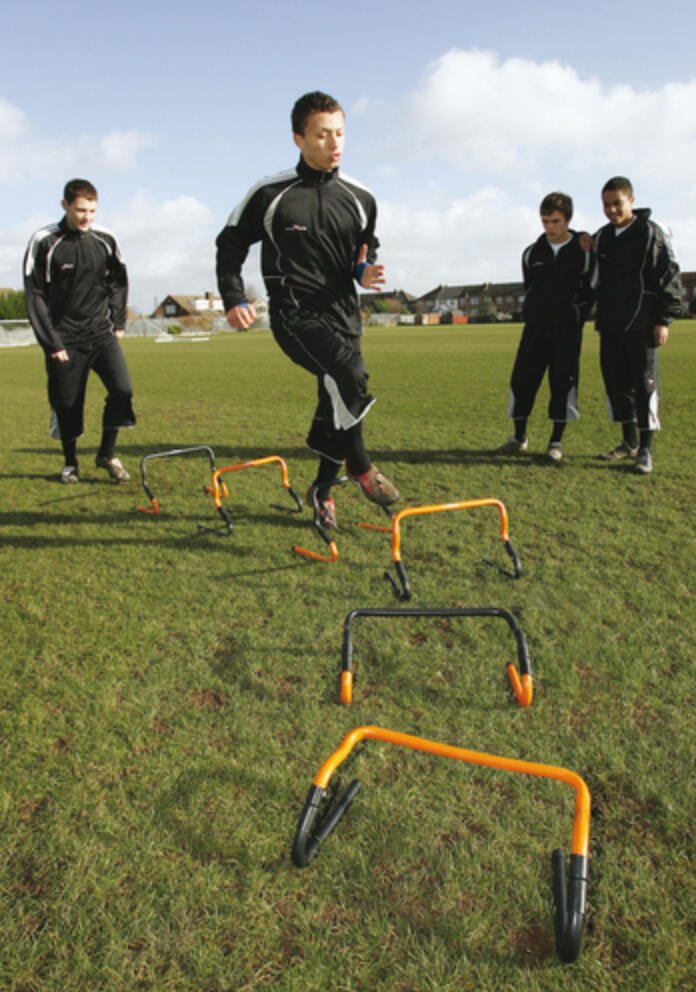 Precision Adjustable 6"/12" Hurdles Set (Pack of 6) - Total Football Direct