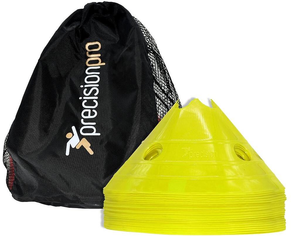 Precision Giant Saucer Cone- Yellow (Set Of 20) - Total Football Direct