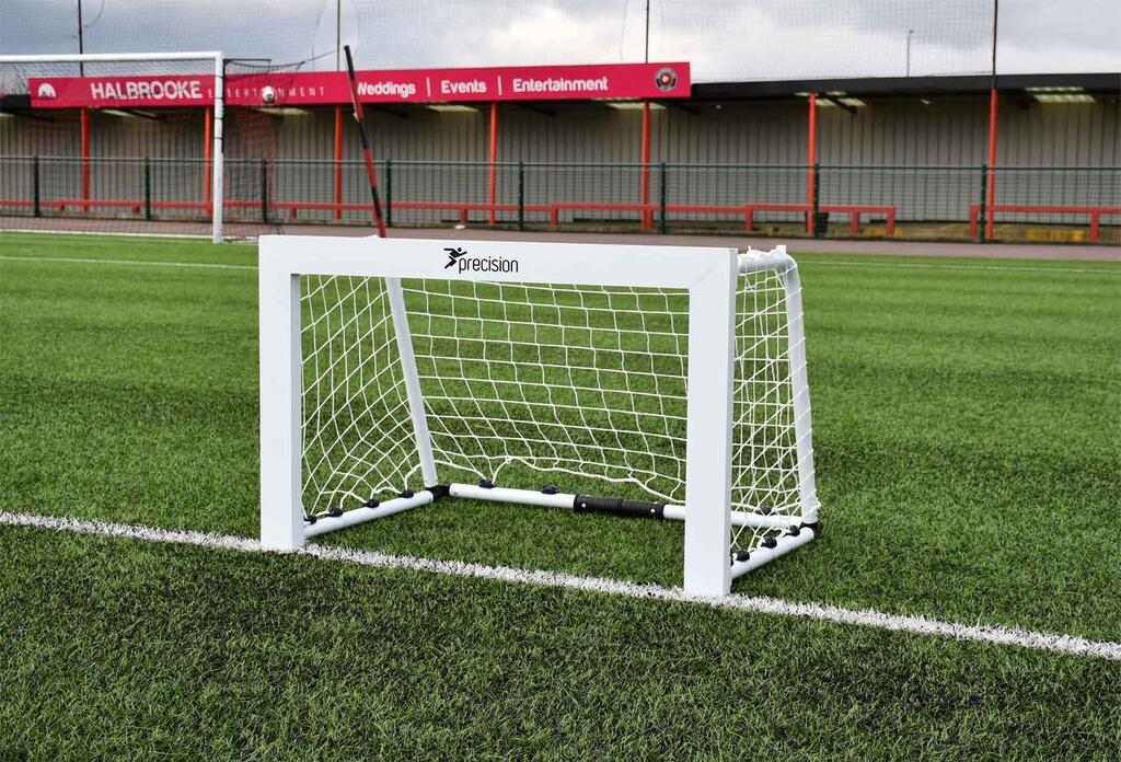 Precision Pro Mini Aluminium Folding Target Goal 3' (0.91m) x 2.5' (0.76m) - Total Football Direct