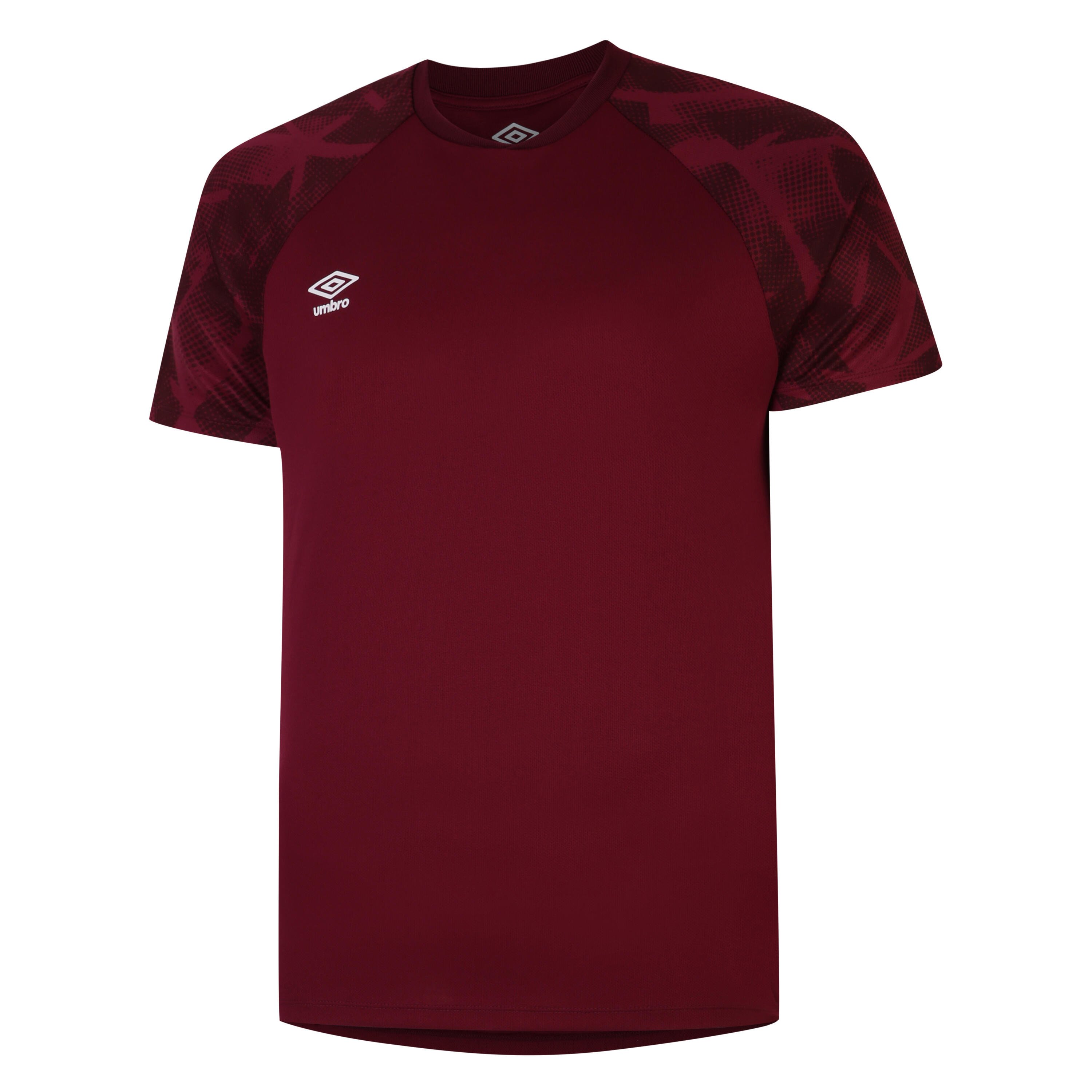 Umbro Atlas Jersey SS - New Claret / White - Total Football Direct