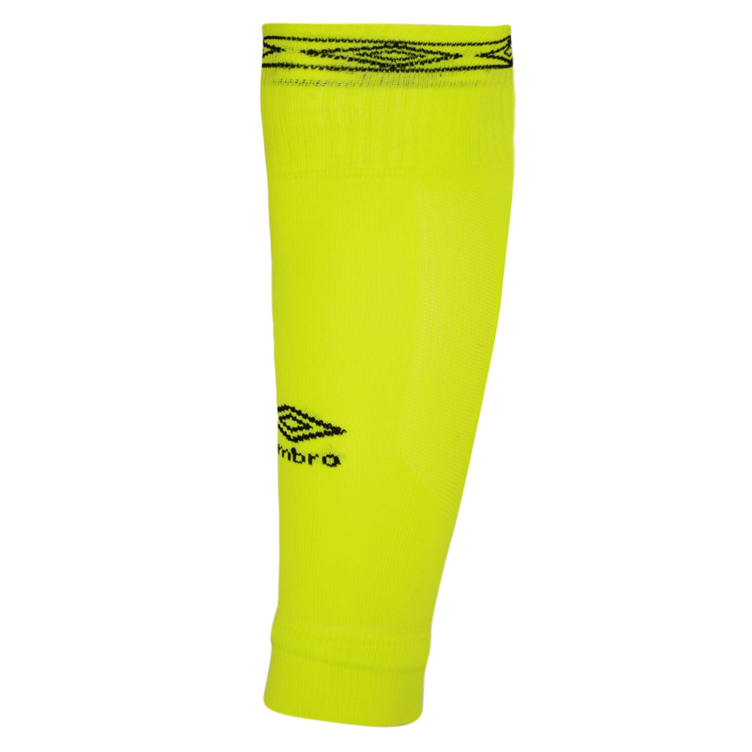 Umbro Diamond Top Sock Leg - Safety Yellow / Carbon - Total Football Direct