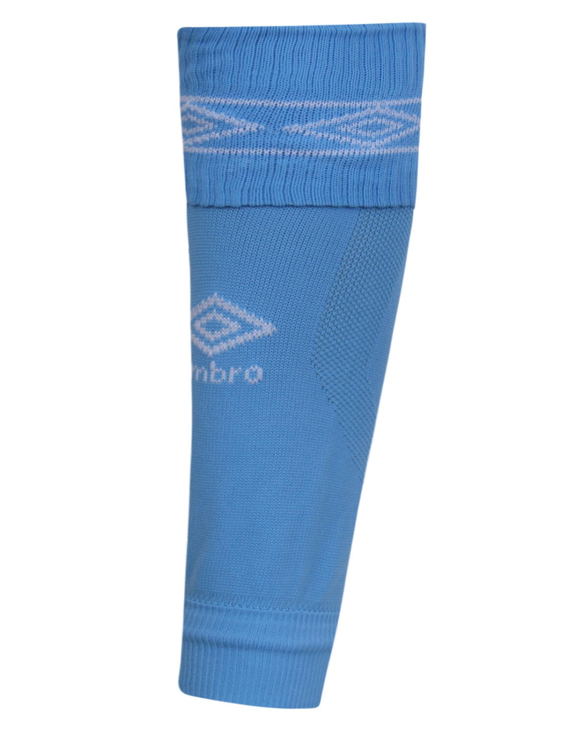 Umbro Diamond Top Sock Leg - Sky Blue / White - Total Football Direct