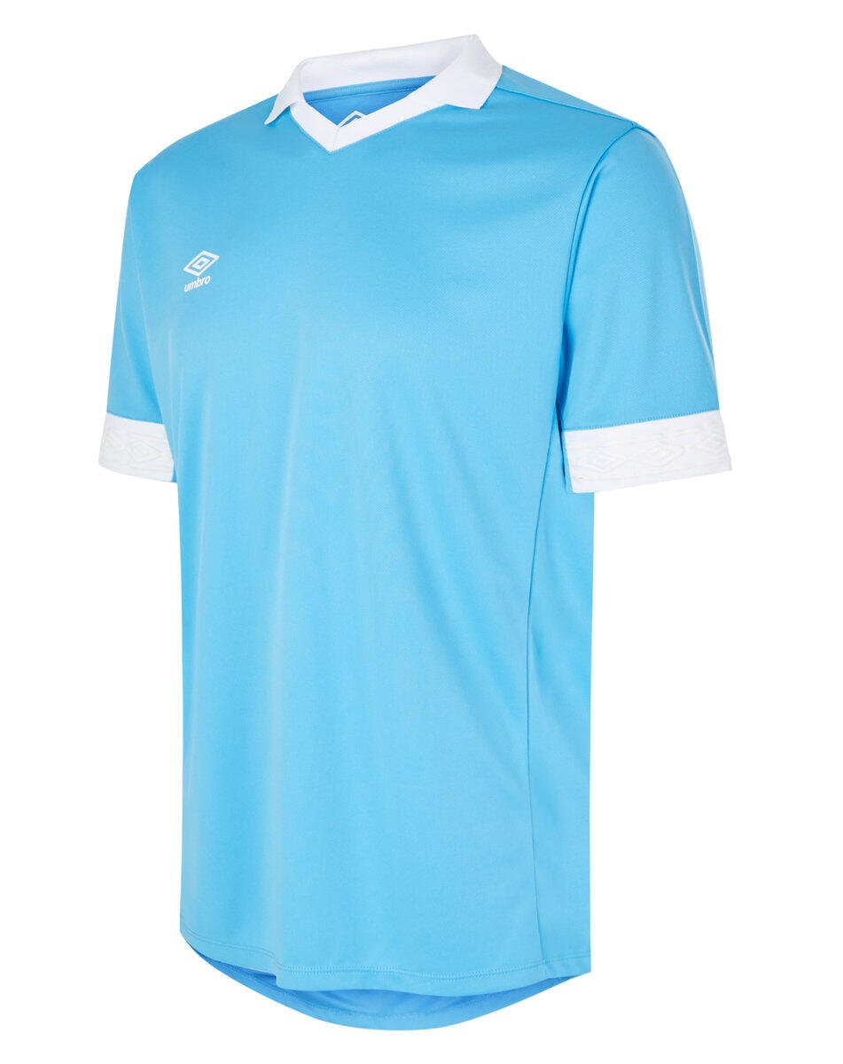 Umbro Tempest Jersey SS - Sky Blue / White - Total Football Direct