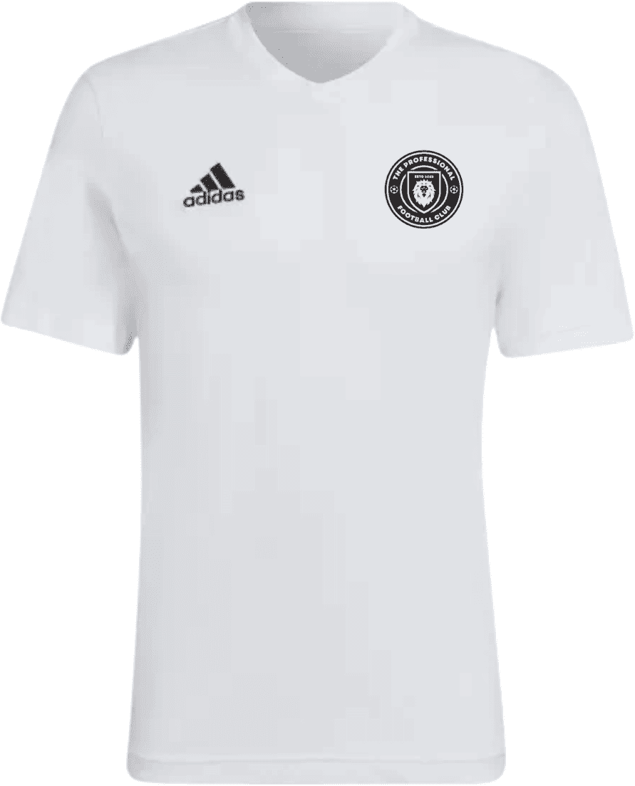 The Professional Football Club White T-Shirt - Adult Sizes - Total ...