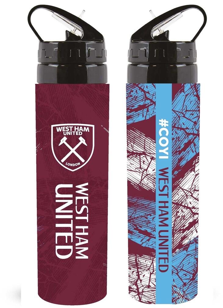 Team Merchandise Aluminium 750ml Bottle - West Ham - Total Football Direct