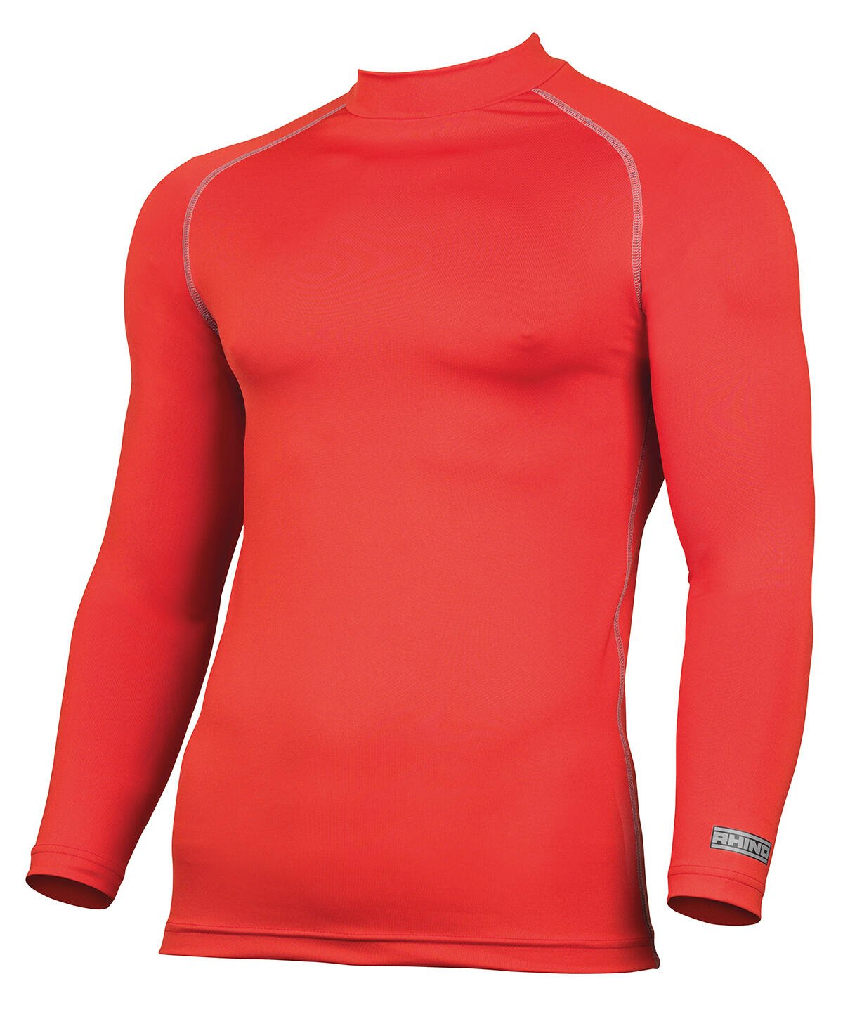 Rhino Long Sleeve Baselayer Red - Total Football Direct