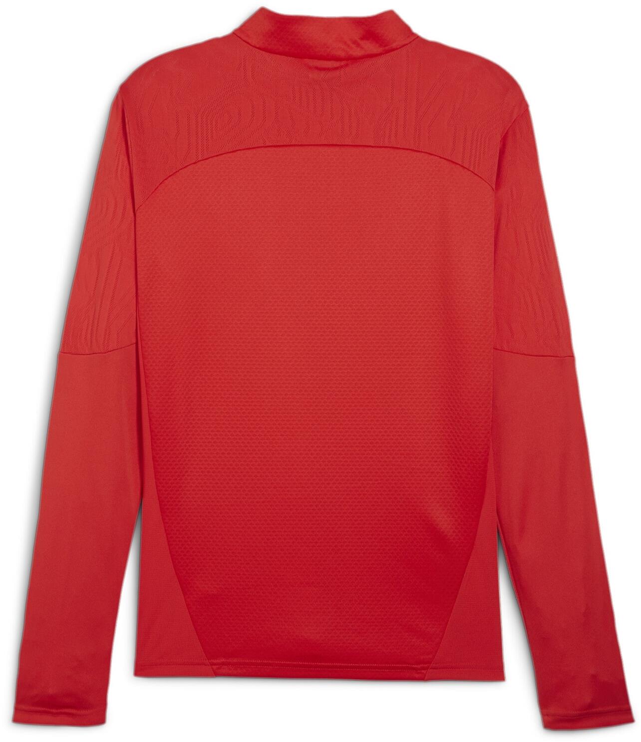 Puma teamFINAL 1/4 Zip Training Top - PUMA Red - Total Football Direct