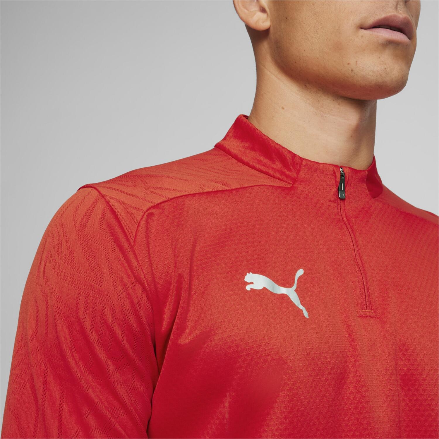 Puma teamFINAL 1/4 Zip Training Top - PUMA Red - Total Football Direct