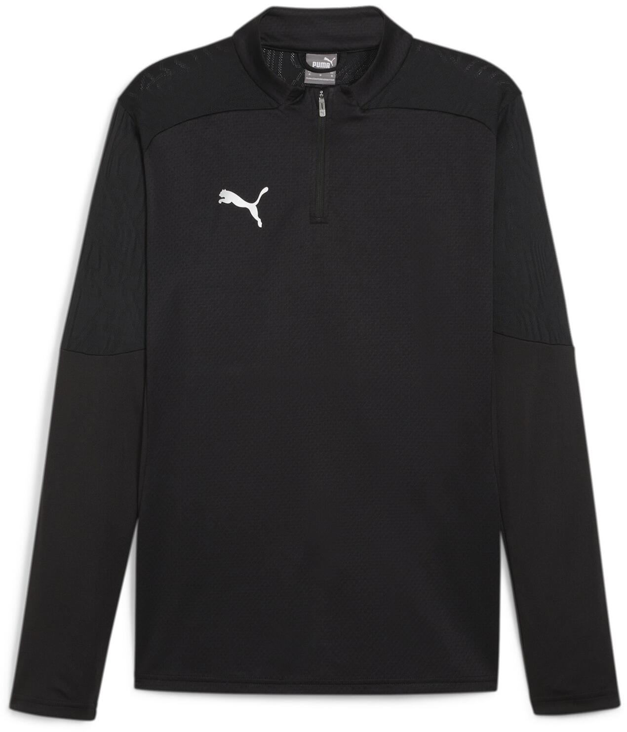 Puma teamFINAL 1/4 Zip Training Top - PUMA Black - Total Football Direct