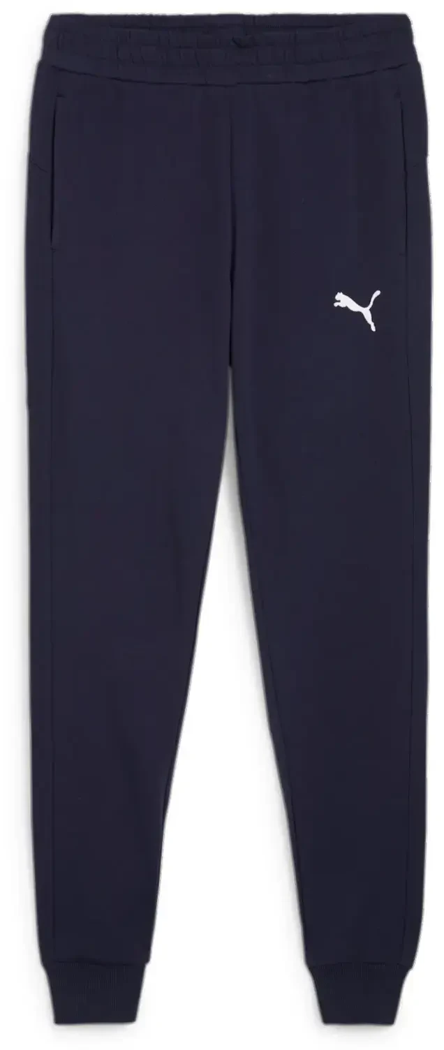 Puma teamGOAL Casuals Pants - Navy - Total Football Direct