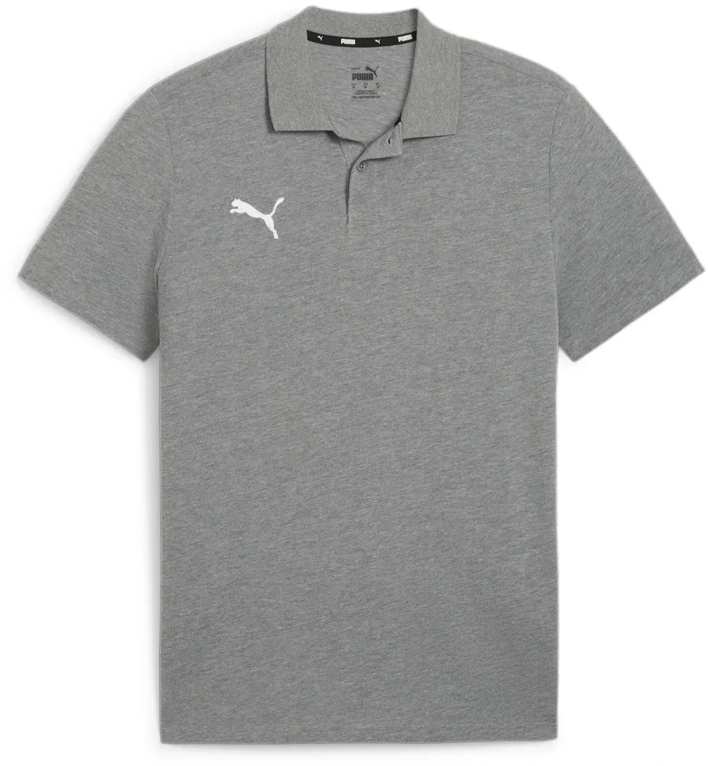 Puma teamGOAL Casuals Polo - Medium Grey - Total Football Direct