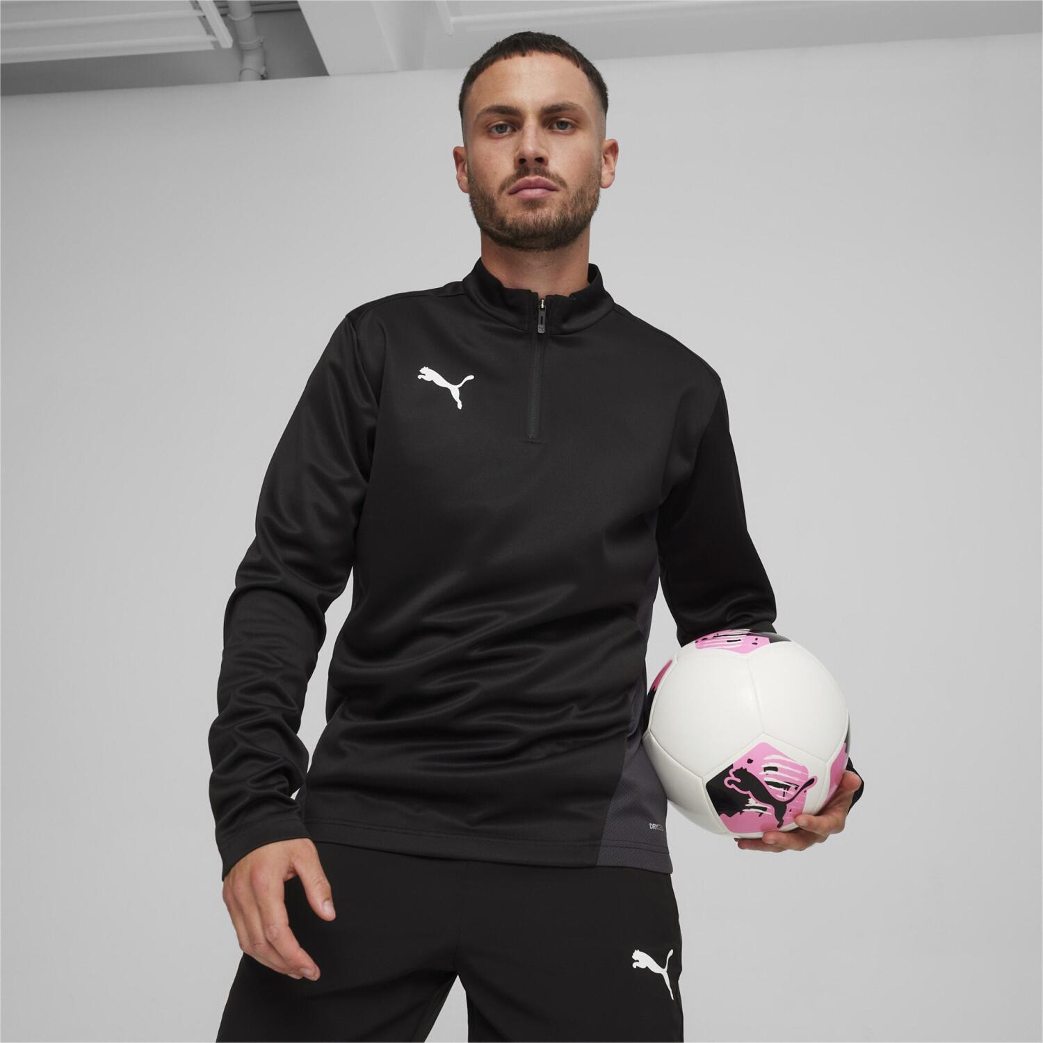 Puma teamGOAL 1/4 Zip Training Top - PUMA Black - Total Football Direct