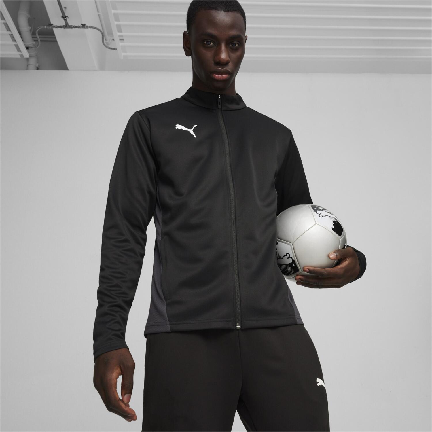 Puma teamGOAL Full Zip Training Jacket - PUMA Black - Total Football Direct