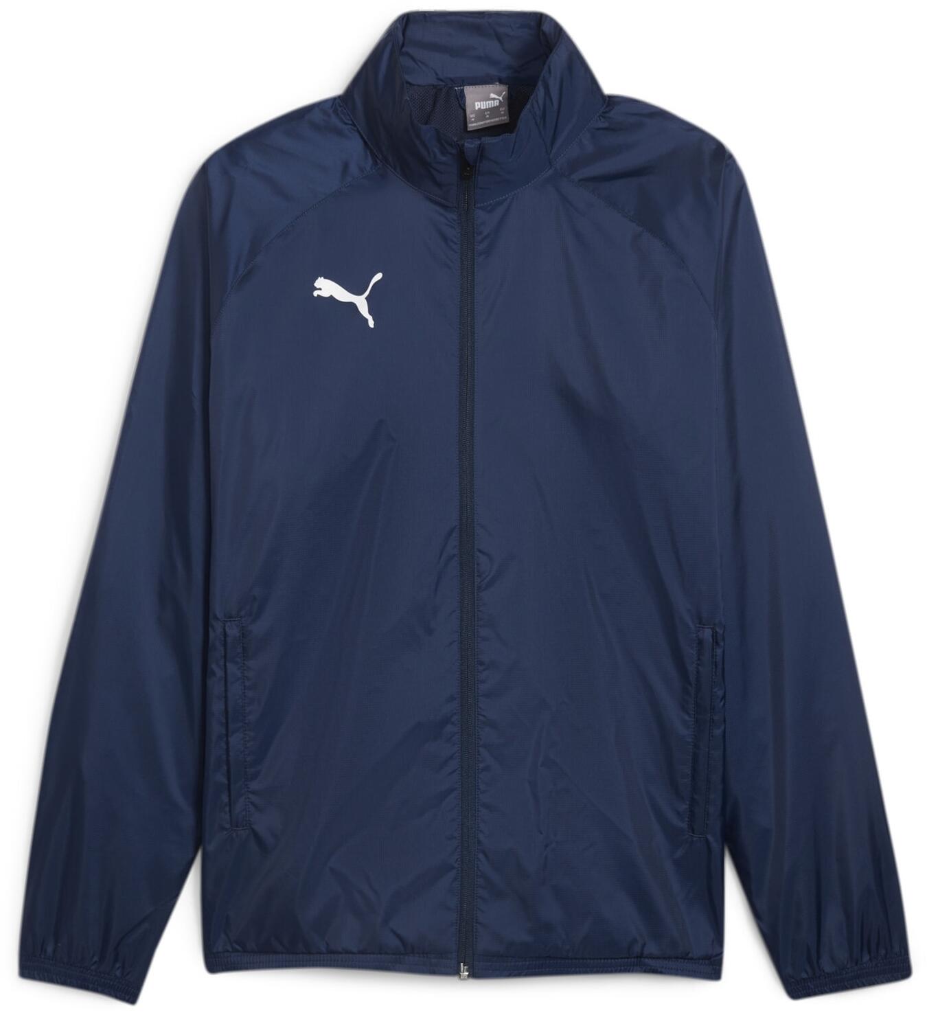 Puma teamGOAL All Weather Jacket - PUMA Navy - Total Football Direct