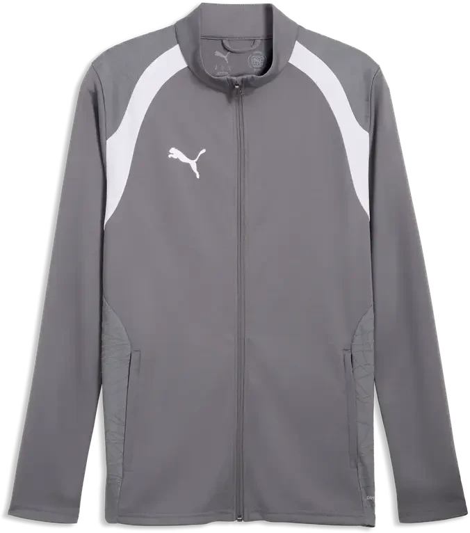 Puma teamFINAL26 Full Zip Training Jacket - Flat Medium Grey / PUMA ...