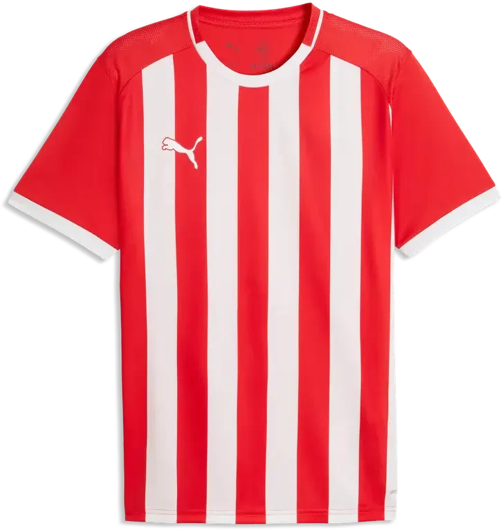 Puma teamLIGA26 Striped Jersey - PUMA Red / PUMA White - Total Football ...