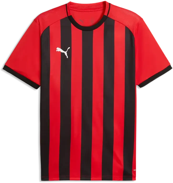 Puma teamLIGA26 Striped Jersey - PUMA Red / PUMA Black - Total Football ...