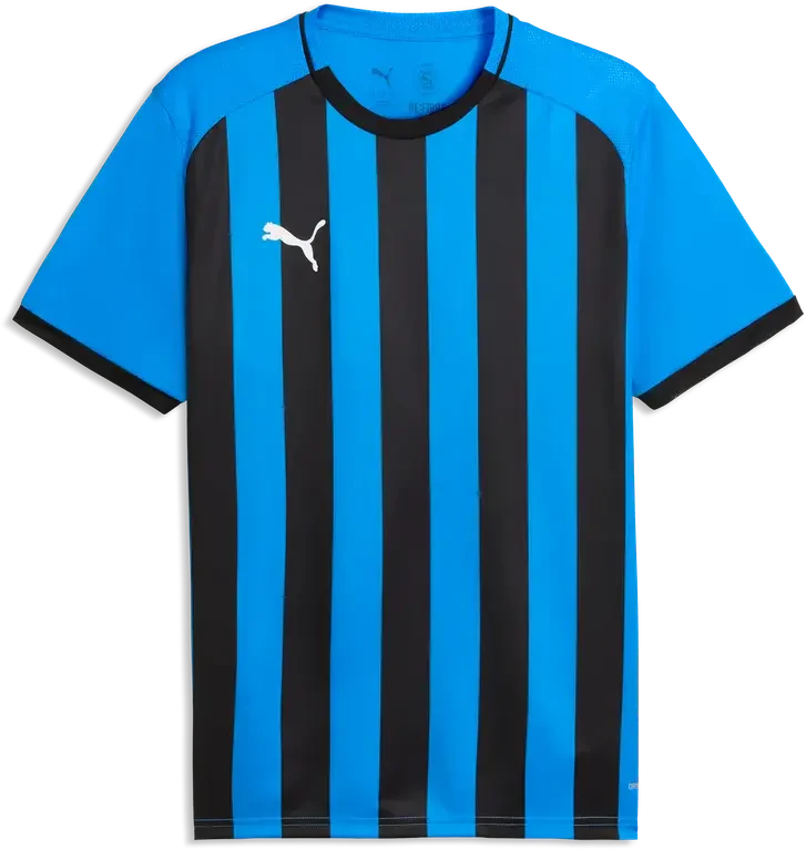 Puma teamLIGA26 Striped Jersey - Electro Royal / PUMA Black - Total ...